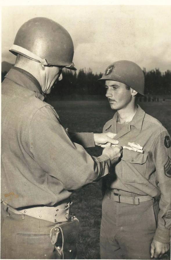 Patch, 34th Infantry Division, OD Border, Green Back, 1943